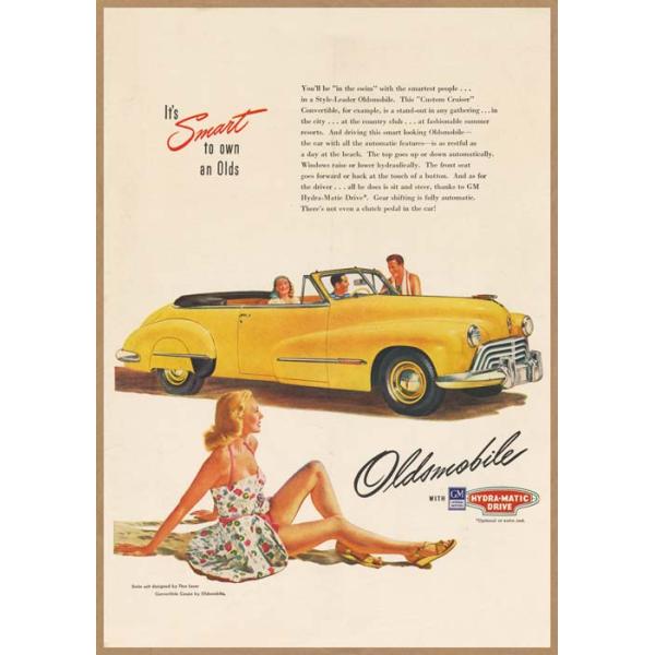 主に 1930〜1960年代のアメリカ雑誌に掲載された、ヴィンテージ風味たっぷりな広告等の復刻版ミニポスターです。●お届けはポスターのみです。ポスターに記載されている商品は販売しておりません。■サイズ： B5 約 257 ｘ 182 (mm...