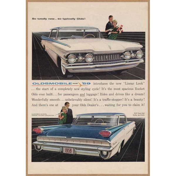 主に 1930〜1960年代のアメリカ雑誌に掲載された、ヴィンテージ風味たっぷりな広告等の復刻版ミニポスターです。●お届けはポスターのみです。ポスターに記載されている商品は販売しておりません。■サイズ： B5 約 257 ｘ 182 (mm...