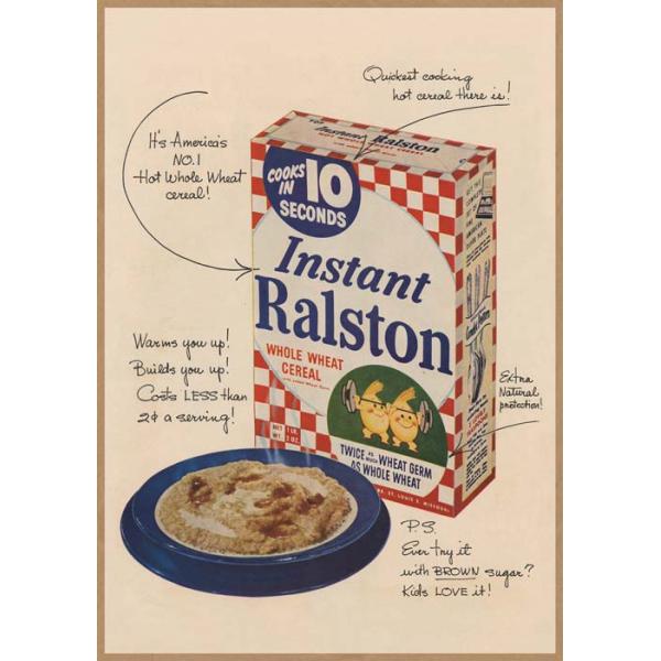 主に 1930〜1960年代のアメリカ雑誌に掲載された、ヴィンテージ風味たっぷりな広告等の復刻版ミニポスターです。●お届けはポスターのみです。ポスターに記載されている商品は販売しておりません。■サイズ： B5 約 257 ｘ 182 (mm...