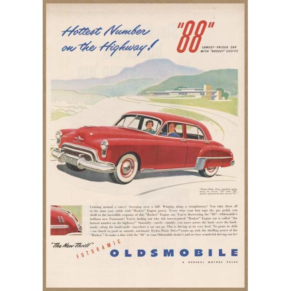 主に 1930〜1960年代のアメリカ雑誌に掲載された、ヴィンテージ風味たっぷりな広告等の復刻版ミニポスターです。●お届けはポスターのみです。ポスターに記載されている商品は販売しておりません。■サイズ： B5 約 257 ｘ 182 (mm...