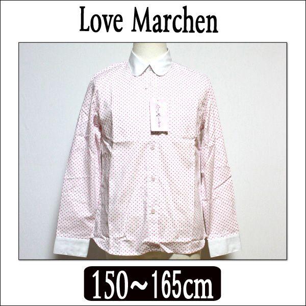 宅配便！●Love Marchen（ラブメルヘン）の商品。ピンクのドッド柄がキュートなブラウス♪●卒業式・入学式にはもちろん、発表会・結婚式等幅広く活躍できます。日常のお出かけにも◎！●ごわつき感の無い薄手の生地で、着心地・肌触り◎！●前は...