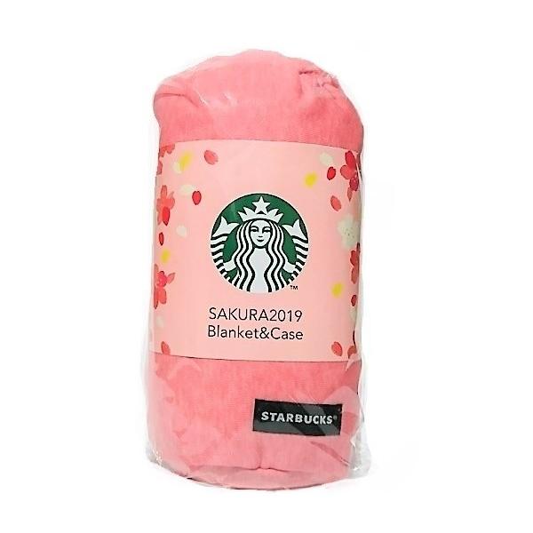 ★STARBUCKSスターバックス SAKURA2019ブランケット＆ケース桜のモチーフが描かれたブランケット心が躍るような色合いの桜の花びらが全面に描かれたブランケットと収納ケースのセットです。ケースはスウェット素材でできているので手触り...