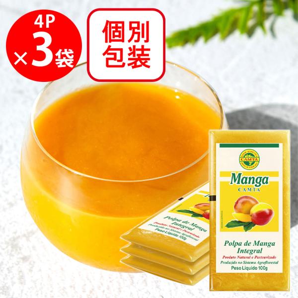 ●商品特徴マンゴーをピューレ状に加工し冷凍パックにした冷凍食品です。