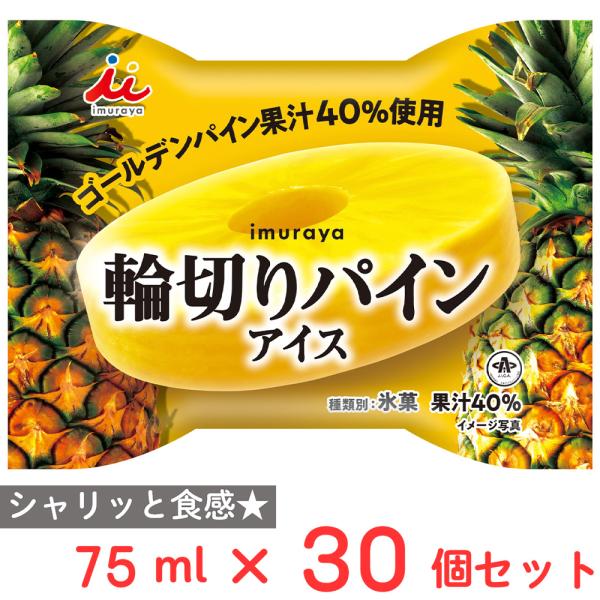 ●商品特徴ゴールデンパイン果汁を40％配合した、輪切りのパインのような見た目と食感・味わいに仕上げたアイスです。生果のパインに合わせた糖類、酸味料を配合し、自然なパインの味わいに仕上げました。針状結晶ができる製造方法により、パインを凍らせた...