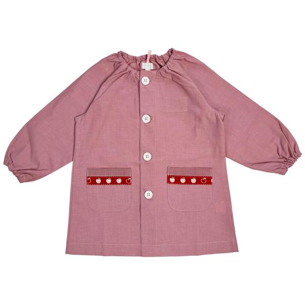 サイズ/対応身長（目安）●XS/100cm〜110cm　●S/110cm〜120cm　●M/120cm〜135cm　●L/135cm〜150cm他社のスモックより着丈が長めで、お子様のかわいいお洋服を汚れからしっかりガードしてくれる人気のス...