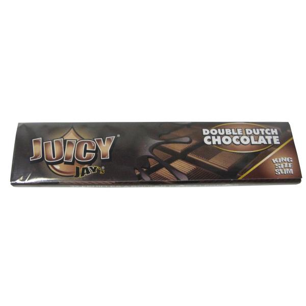 Juicy Jay's/ジューシージェイズ ダブルダッチチョコレートフレーバー：ダブルダッチチョコレート　flavour：Double Dutch Chocolate　Kingsize　長さ約110mm / 幅約44mm　32枚入り×3冊　...