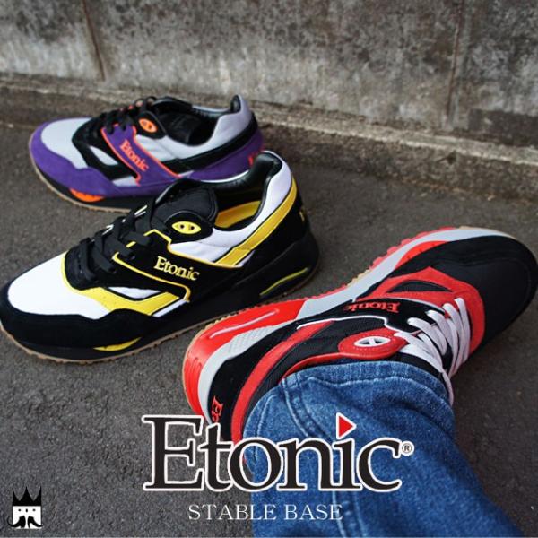 エトニック Etonic ステイブルベース  メンズ スニーカー ■商品説明117  PPL/BLK/GRY(パープル/ブラック/グレー)118  BLK/YEL/WHT(ブラック/イエロー/ホワイト)119  BLK/RED(ブラック/レ...