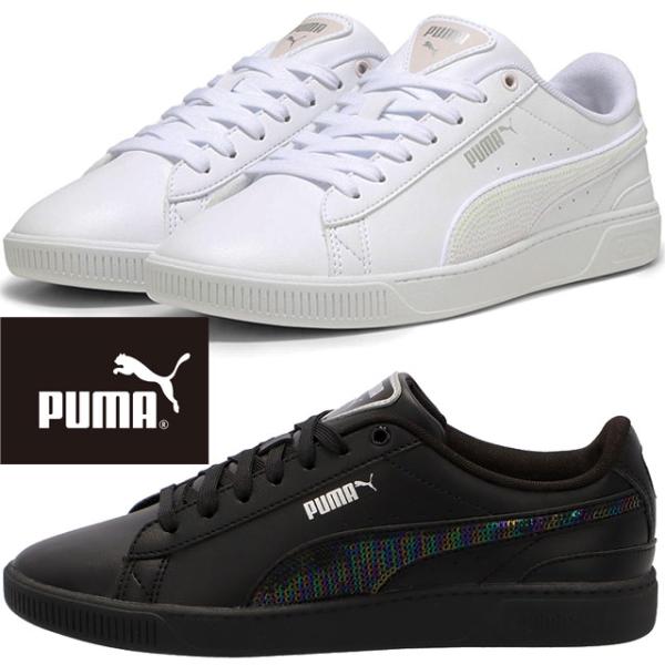 プーマ PUMA  レディース スニーカー■商品説明02(puma black-puma silver)01(puma white-pink-silver)定番のウィメンズモデルのビッキーV3のシーズナルモデル。サイドのフォームストライプを...