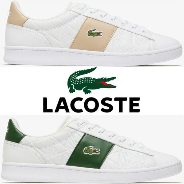 ラコステ49SFA0039 レディース スニーカー■商品説明2J8(WHT/LT BRW)/S44111R5(WHT/DK GRN)/S4412クラシックなウィメンズコートシューズをオリジナルモノグラム柄でエレガントに。・ハイクオリティなレ...