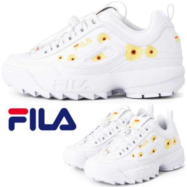 フィラ|FILAWFW25077 レディース スニーカー■商品説明100(WHITE/FLOWER)/S5807もはやFILAスニーカーの代名詞ともいえる定番モデル。海外セレブリティーからストリートのファッションアイコンまで数多くの人の足元...