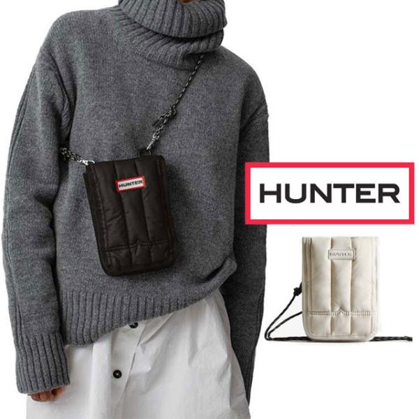 ハンター HUNTER  メンズ レディース スマホポーチ■商品説明RBO(BLACK/RED BOX LOGO)WHW(WHITE WILLOW)※こちらの商品には専用の梱包材なしの、商品のみのお届けとなります。イントレピッド フォーンポ...