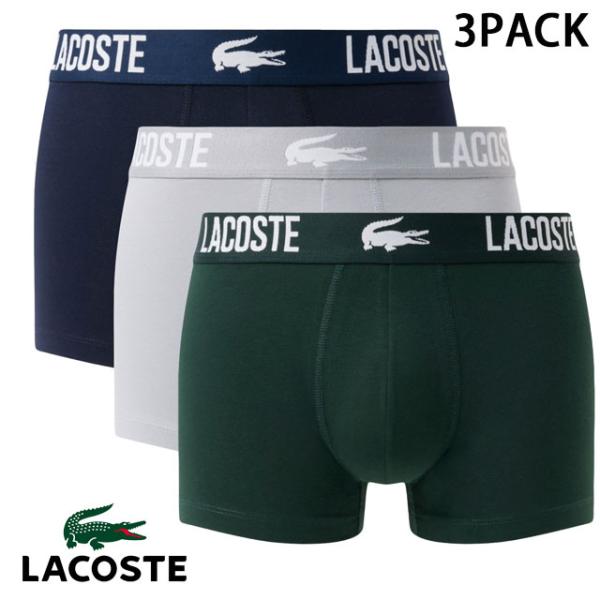 ラコステ|LACOSTE5H2393 メンズ アンダーウェア■商品説明3HX/A3426ウェストバンドのブランドネームロゴが目を惹くスタイリッシュなトランクショーツセット。・快適さを追及したスポーティなディテール・やわらかくサポート力のある...