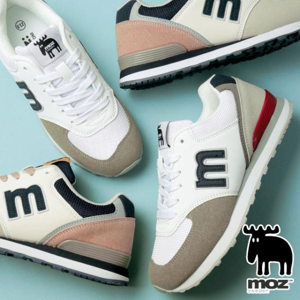 モズMZ-1335AR レディース スニーカー■商品説明GRAY(グレー)/S4714GRAY/NAVY(グレー/ネイビー)/S4715moz（モズ）は、アンダース・ビリンが1996年に設立したスウェーデンのFARG＆FORM（フェルグ＆フ...