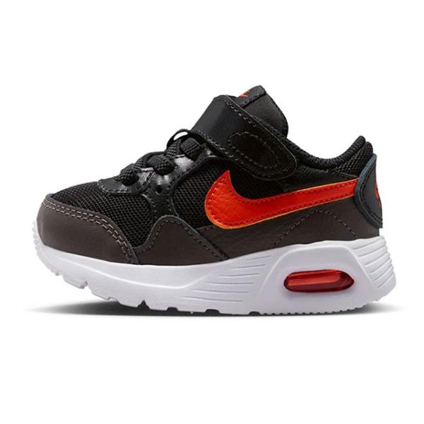 ナイキCZ5361 ベビー 男の子 スニーカー■商品説明017(BLACK/TEAM ORANGE-MEDIUM ASH)/S6236Airのクッショニングを搭載した、シンプルで快適な履き心地のナイキ エア マックス SCは、万能なシューズ...