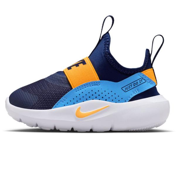 ナイキIF2895 キッズ 男の子 スリッポン■商品説明403(MIDNIGHT NAVY/LASER ORANGE)/S6662フレックス ランナー4なら、キッズが簡単に履けて駆け出して遊びに行けます。ブーティーのようなデザインは柔軟性が...