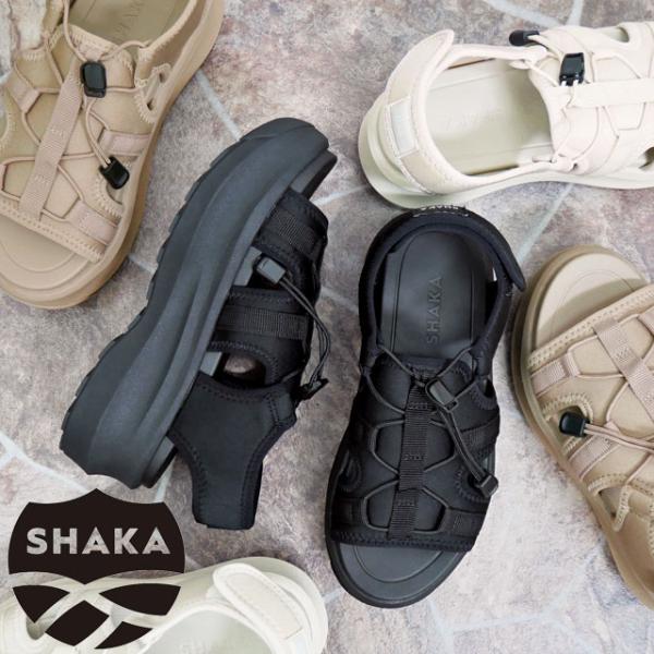 シャカ|SHAKASK-322 レディース 厚底 サンダル■商品説明Taupe 00P(トープ)/S4807Linen 00P(リネン)/S4808Black 00P(ブラック)/S4809GE STREAMソールのCHUNKYタイプを採用...