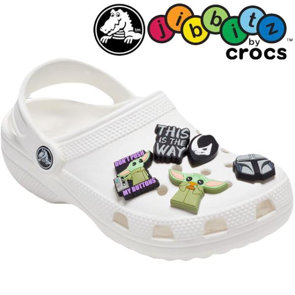 クロックス crocs    ジビッツ Jibbitz■商品説明10009674(DISNEYS THE MANDALORIAN 5 PACK)※こちらの商品には専用の梱包材なしの、商品のみのお届けとなります。クロックスのシューズやギアを楽...