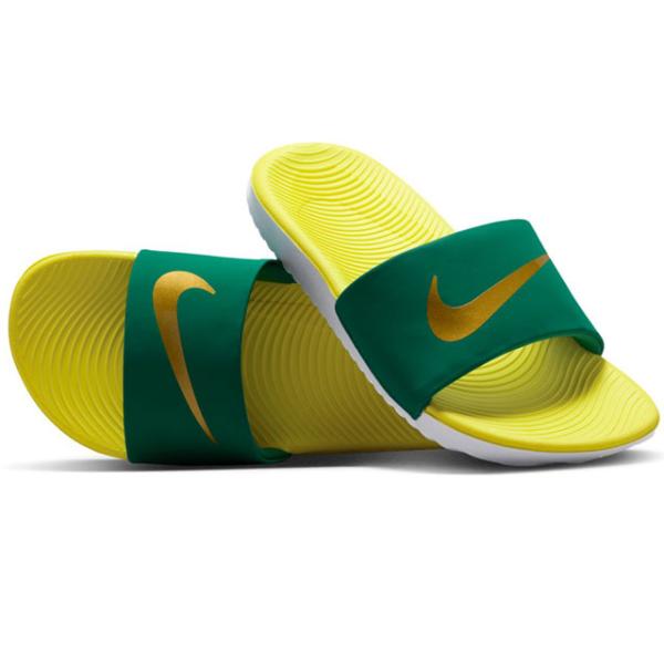ナイキ|NIKEFJ8812 キッズ 男の子 シャワーサンダル■商品説明301(MALACHITE/METALLIC GOLD)/S7917履いた瞬間から快適、体験してみよう。ナイキ カワ スライドの柔軟性に優れたフォームインソールは履くた...