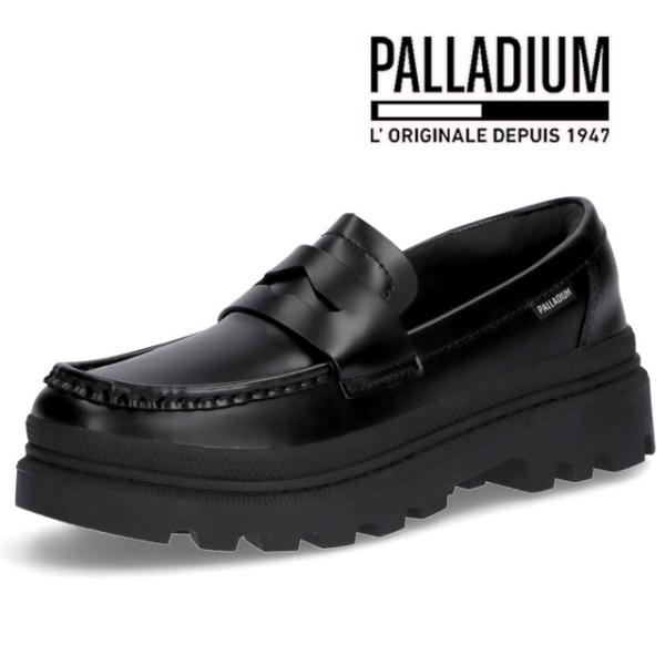 パラディウム74371 レディース 厚底 レザーシューズ■商品説明008(BLACK)/S2248フランス軍ご用達の編み上げシューズで有名なブランド、パラディウム。約70年前に飛行機のタイヤメーカーとして始まりました。丸みを帯びたシルエット...