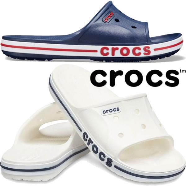 クロックス|crocs205392 レディース スライドサンダル■商品説明126(White/Navy)/S79594CC(Navy/Pepper)/S7960※こちらの商品には専用の梱包材なしの、商品のみのお届けとなります。クロックスの最...