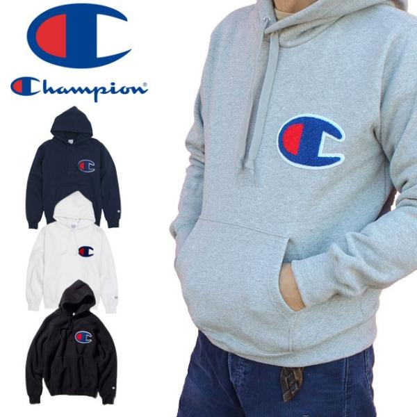 チャンピオン ChampionC3-E127 メンズ プルオーバースウェットパーカー■商品説明※メール便不可※こちらは専用梱包材なしの商品のみのお届けとなります。クラシックな野球のユニホームなどに見られる、サガラ刺繍のビッグCロゴワッペンを...