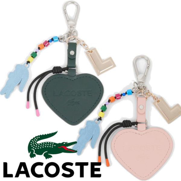 ラコステ|LACOSTENF5319RL レディース キーホルダー■商品説明B43 / グリーン (E2368）H96 / ピンク （E2369）ラコステの遊び心を手元で楽しむ、ハート×ワニ×イニシャルのチャームキーホルダー・ハートチャーム...