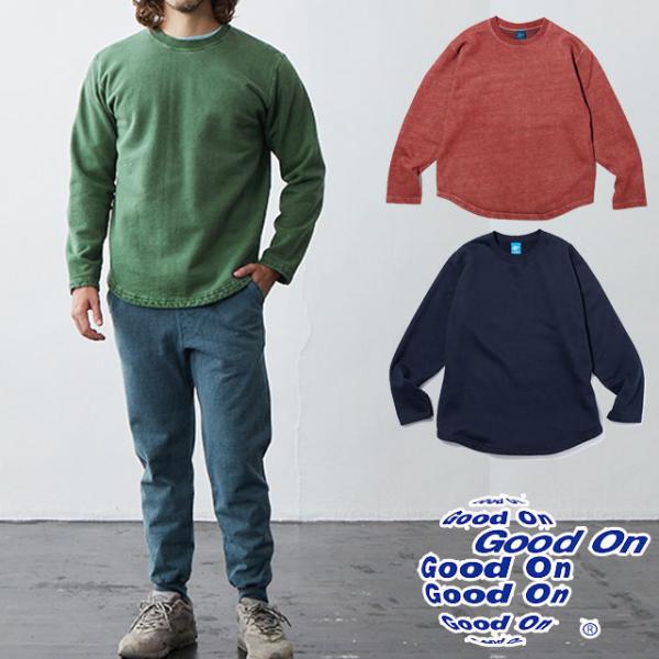 グッドオン Good OnGOBW1609 メンズ レディース スウェット トレーナー■商品説明P-DK.GREENP-F.REDNAVY【数量限定商品】90年代に人気を博したGood Onの代表的アイテム「Rough Cut Sweat」...
