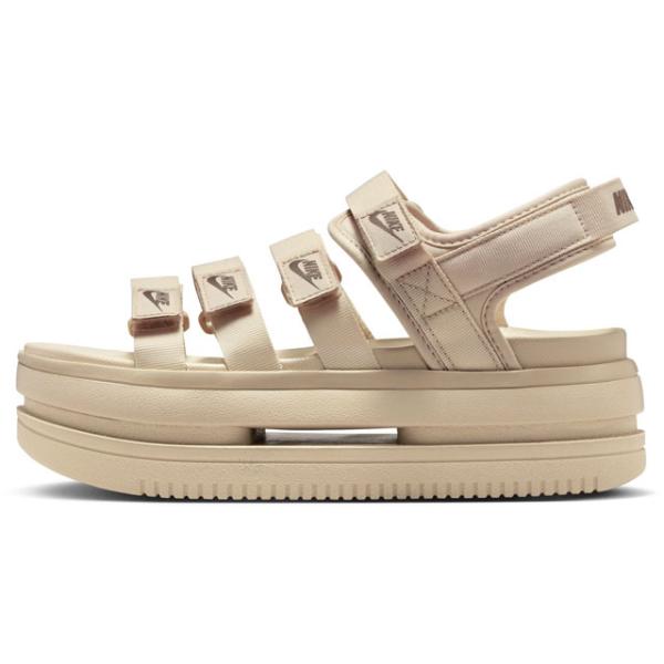 ナイキ|NIKEDH0223-102 レディース 厚底サンダル■商品説明102(サンドドリフト/ヘンプ-ミンクブラウン)厚底。 クラシックなバスケットボールのディテール。 ストラップ式で履きやすいデザイン。ナイキ アイコン クラシックは、そ...