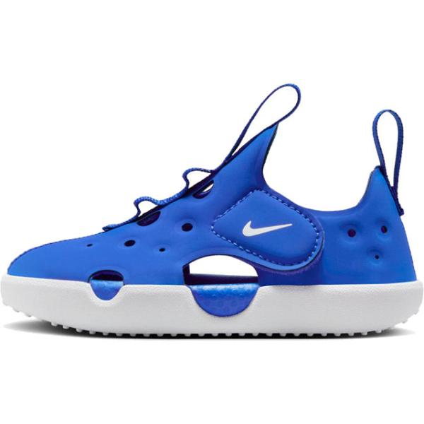 ナイキ|NIKEHF6278-400 キッズ 男の子 サンダル■商品説明400(ゲームロイヤル/ホワイト)履くのも調節するのも簡単な、水辺で活躍するシューズ。小さな足を包み込み、軽量で快適です。 ゆとりのあるインソールと柔軟性に優れた素材を...