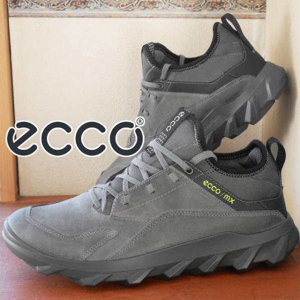 送料無料 メンズ FW 秋冬 新作 2022 秋新作 冬新作 スニーカー ローカット 人気 流行 定番 ecco MX M 820184 02244 エコー ロー チタニウム カジュアルシューズ レザースニーカー ウォーキング 紐靴 本革 smw_t22a-820184-02244