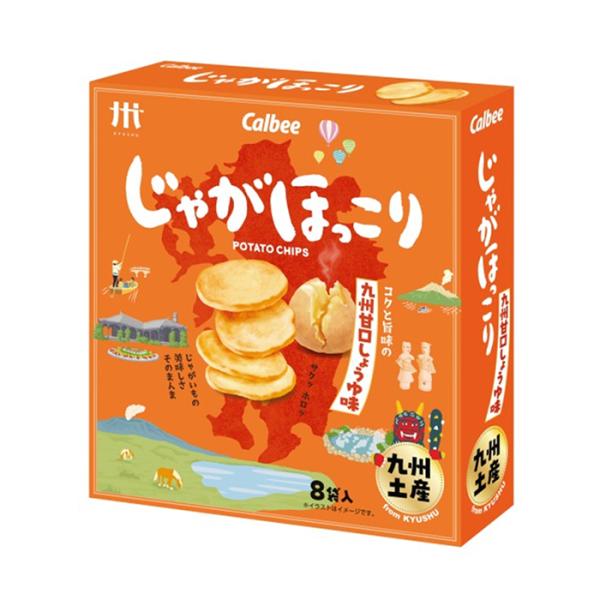 12,000円（税込）以上のお買い上げで送料無料じゃがいもの美味しさそのまんま厚切りの国産じゃがいもに、九州独特の“甘口しょうゆ”をイメージして味付けをしました。じゃがいもの旨みと濃厚なしょうゆの甘さが、口いっぱいに広がります。