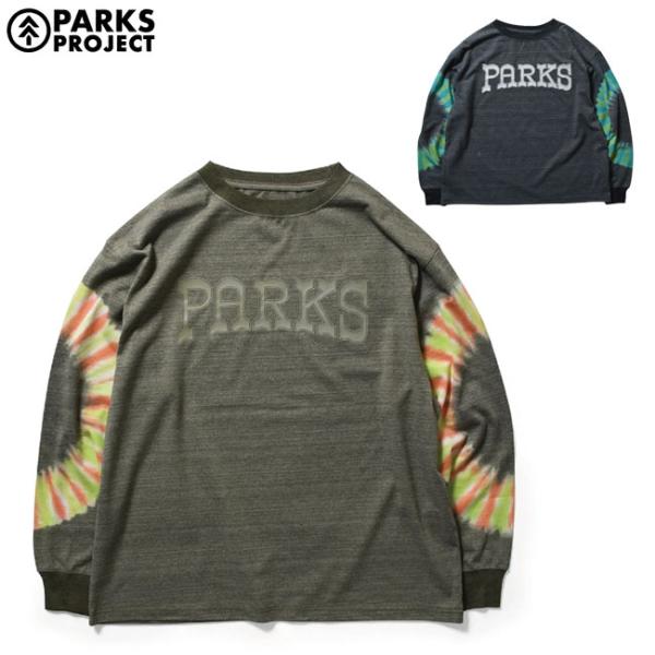 PARKS PROJECT パークスプロジェクト National Parks Tie Dye L/S Tee ナチュラルパークスタイダイロングスリーブTシャツ PP24AW-001-A 【 トップス 長袖 ロンT 】