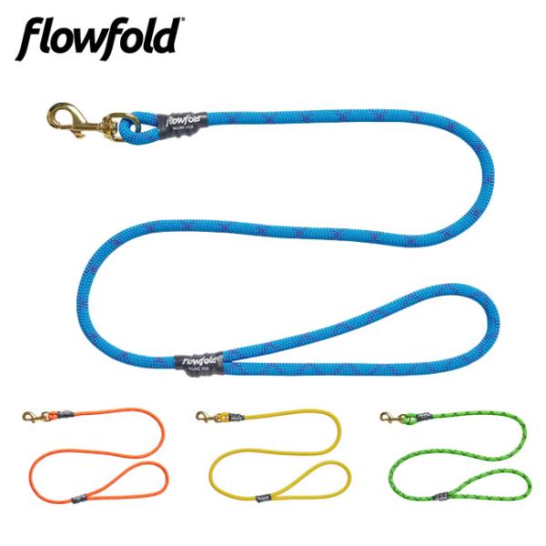 Flowfold フローフォールド Recycled Climbing Rope 4ft Dog Leash リサイクルドクライミングロープ4フィートドッグリーシュ 21FW4DL 【 ペット 犬用品 リード 中型犬 散歩 】【メール便・代...