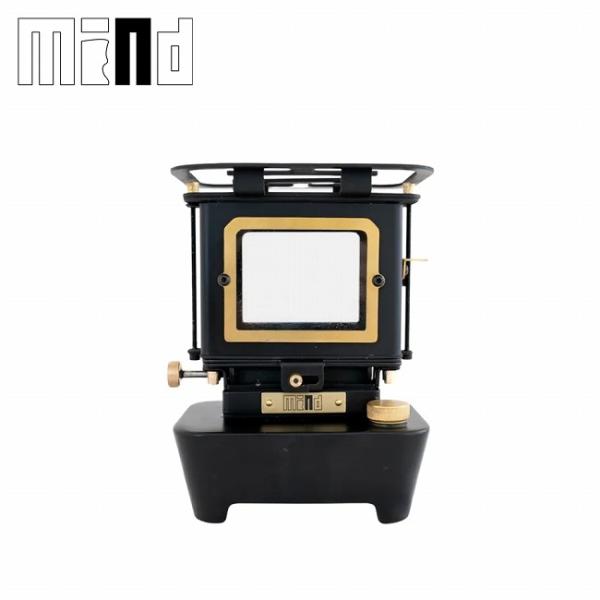 mind マインド IRON STOVE mini Black アイロンストーブミニ 【 暖炉 焚火 コンパクト 小型 暖房 調理 料理 照明 キャンプ アウトドア 】