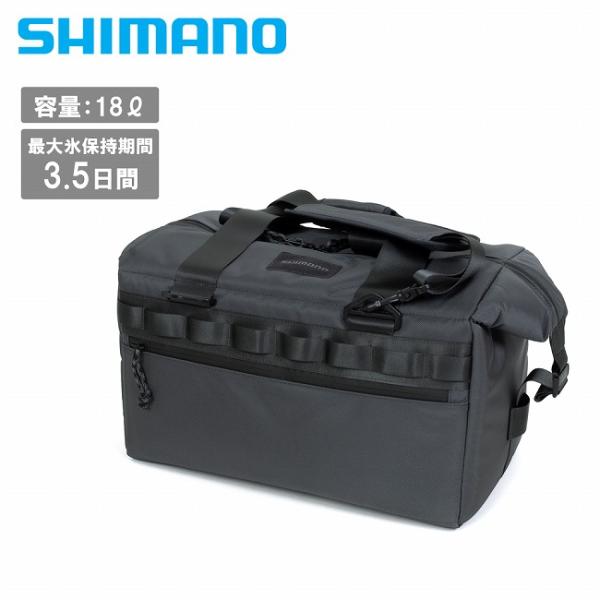 SHIMANO シマノ COOLER BAG PRO M(18L) クーラーバッグプロM 【 ソフトクーラー 肩掛け 防水インナー 止水ファスナー サイクリング 釣り キャンプ アウトドア 】