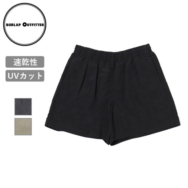 BURLAP OUTFITTER バーラップアウトフィッター TRACK SHORT トラックショーツ 70046 【 ボトムス ハーフパンツ 速乾 UVカット スポーツ アウトドア 水着 半ズボン 】【メール便・代引不可】