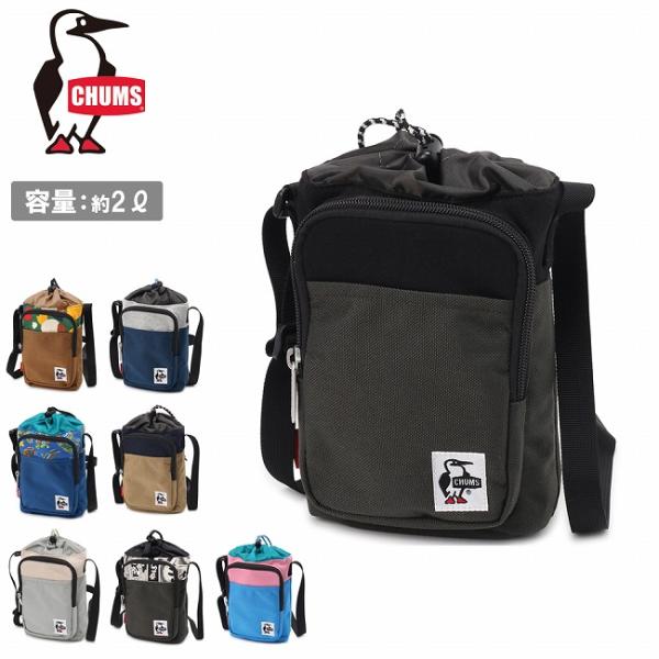 CHUMS チャムス Bottle Sling Shoulder Bag Sweat Nylon ボトルスリングショルダーバッグスウェットナイロン CH60-4105 【 カバン 肩掛け 斜め掛け 撥水 撥油 防汚 アウトドア 】