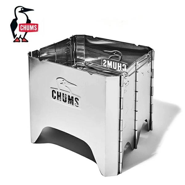 CHUMS チャムス Booby Face Folding Fire Pit L ブービーフェイスフォールディングファイアピットL CH62-1805 【 アウトドア キャンプ 焚火台 焚き火台 チャムラー 】