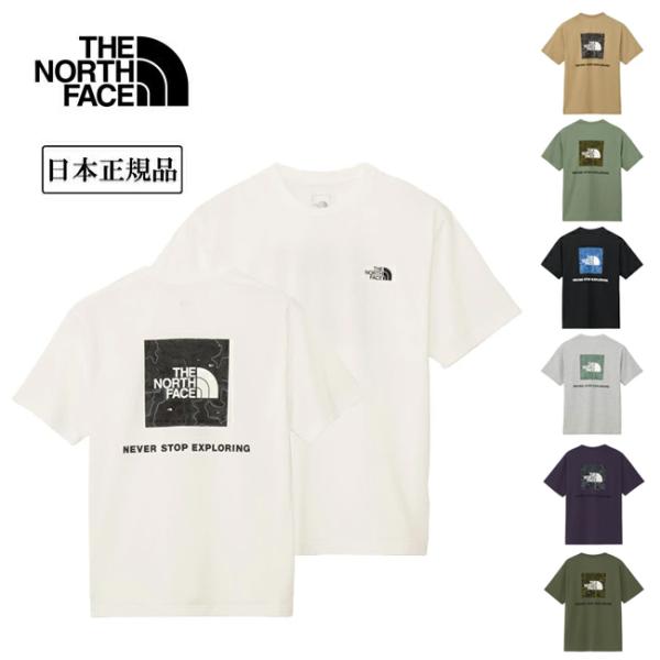 THE NORTH FACE ザ・ノース・フェイス S/S Back Square Traverse Logo Tee ショートスリーブバックスクエアトラバースロゴティー NT32543 【 トップス 半袖 Tシャツ 吸汗 速乾 日本正規品...