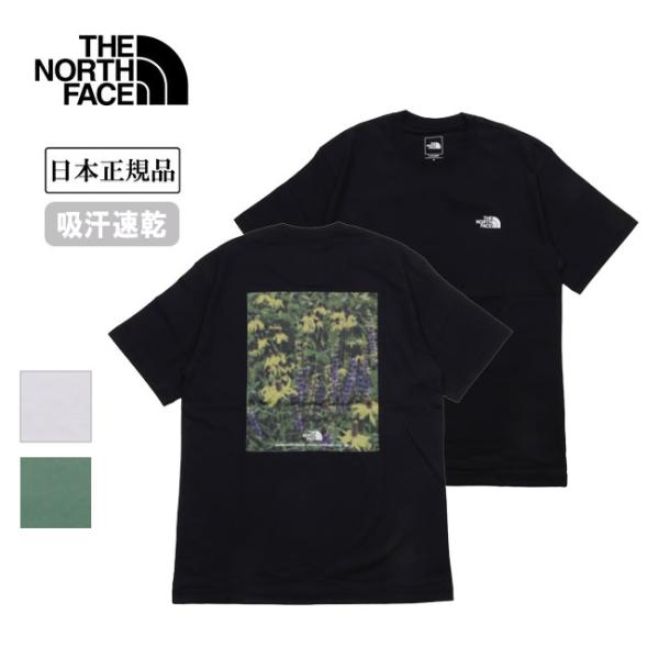 THE NORTH FACE ザ・ノース・フェイス S/S FD Pixel Plant Cotton Tee ショートスリーブフラッシュドライピクセルプラントコットンティー NT32549 【 トップス 半袖 Tシャツ 綿100% 吸汗速...