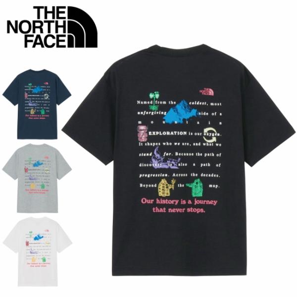 THE NORTH FACE ザ・ノース・フェイス S/S Journey History Tee ショートスリーブジャーニーヒストリーティー NT32643 【 トップス Tシャツ 半袖 吸汗速乾 キャンプ アウトドア 日本正規品 】【メ...