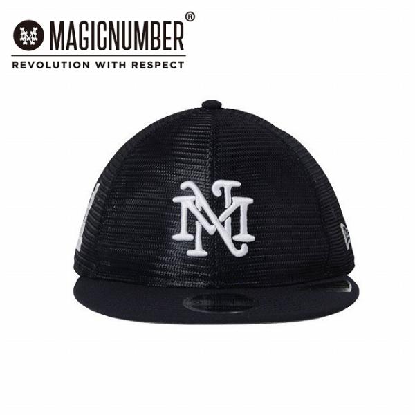 MAGICNUMBER マジックナンバー EMBLEM NEWERA MESH CAP RC59FIFTY エンブレムニューエラメッシュキャップRC59FIFTY NAVY STD-C08 【 帽子 日よけ キャンプ アウトドア 】