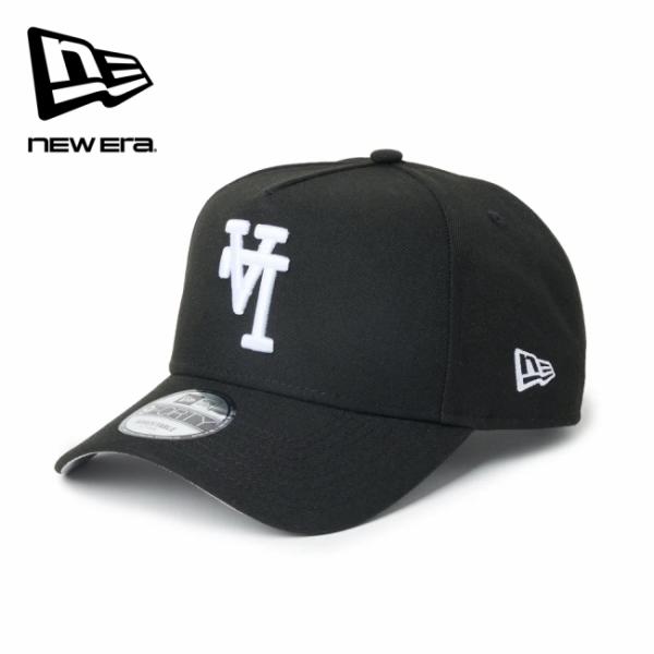 NEWERA ニューエラ 9FORTY A-Frame MLB Upside Down ロサンゼルス・ドジャース ブラック 14744958 【 帽子 キャップ 日除け ポリエステル サイズ調整 スナップバック ユニセックス アウトドア 】