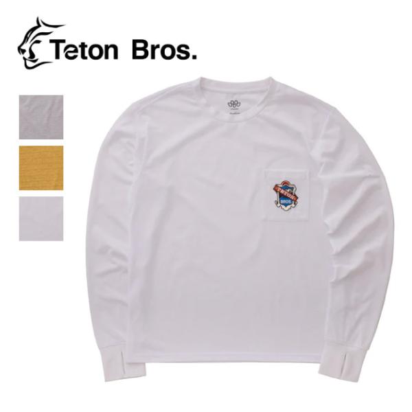 Teton Bros ティートンブロス TB Emblem L/S Tee エンブレムロングスリーブティー TB253-50 【 トップス 長袖 吸水 抗菌 防臭 UPF+30 耐摩耗 ストレッチ アウトドア 】