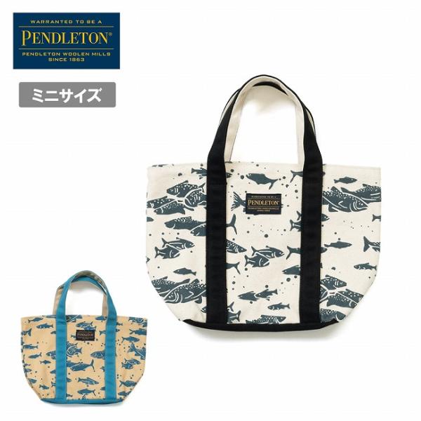 PENDLETON ペンドルトン Salmon CANVAS MINI TOTE サーモンキャンバスミニトート PDT-000-261015 【 カバン 手提げ サブバッグ ランチ お出かけ アウトドア キャンプ 】