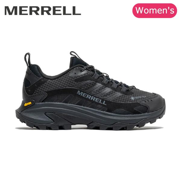 MERRELL メレル MOAB SPEED 2 GORE-TEX モアブスピード2ゴアテックス Triple Black J500452 【 ウィメンズ レディース スニーカー 靴 軽量 防臭加工 透湿防水 通気性 ハイキング トレイル ...