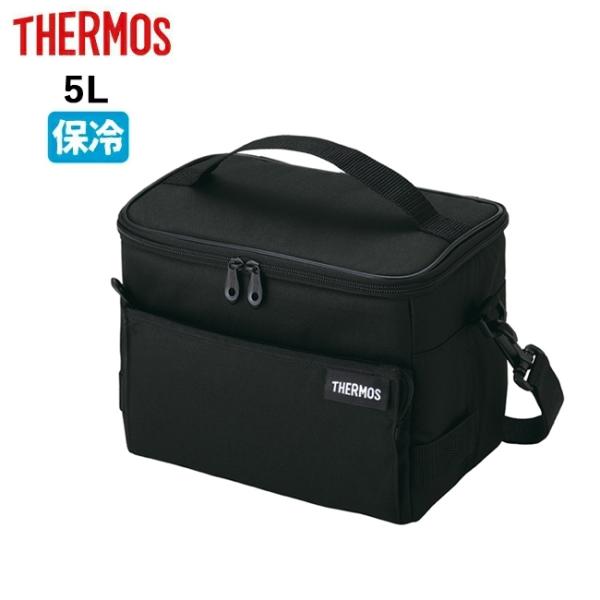 THERMOS サーモス ソフトクーラー 5L ALB(オールブラック) RFD-0051 【 クーラーバッグ ボックス 保冷 お弁当 部活 コンパクト 買い物 アウトドア 】