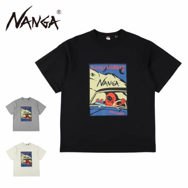 NANGA ナンガ ECO HYBRID KEEP ROLLING TEE エコハイブリッドキープローリングTシャツ N2610-1M037Z 【 トップス 半袖 タウンユース アウトドア 】【メール便・代引不可】