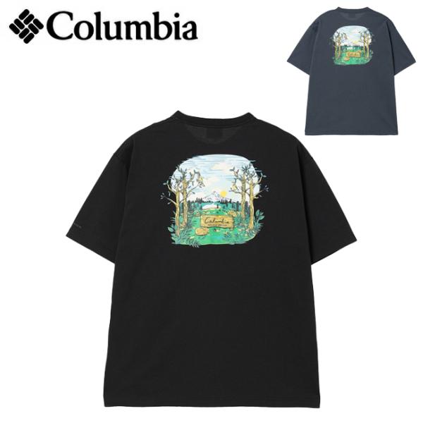 Columbia コロンビア Thunder Mountain Graphic S/S Tee サンダーマウンテングラフィックショートスリーブティー PM3025 【 トップス 半袖 吸湿速乾 Tシャツ フェス キャンプ アウトドア 】【メ...