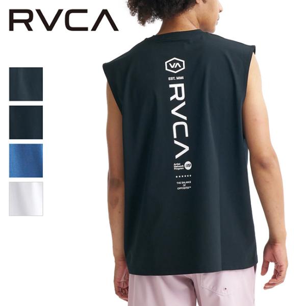 RVCA ルーカ Staright Way SFTT ストレートウェイサーフタンクトップ BG041862 【 トップス スリーブレス ラッシュガード 吸水 速乾 UVカット 耐塩素 ビーチ プール トレーニング アウトドア 】【メール便・...